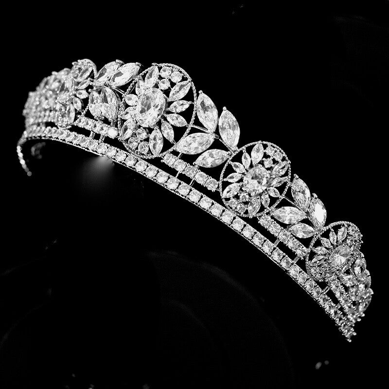 Lisamarie - Heirloom crystal wedding Tiara – Bella-Tiara