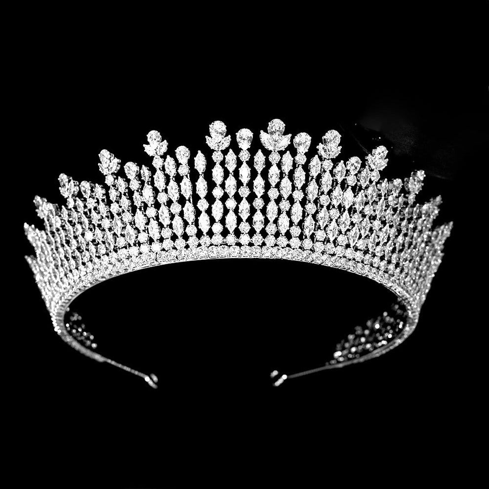Leilani - Alluring Crystal wedding tiara – Bella-Tiara